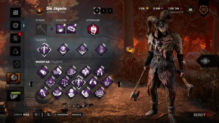 DBD Huntress Builds [Januar 2023] - Youstroyer